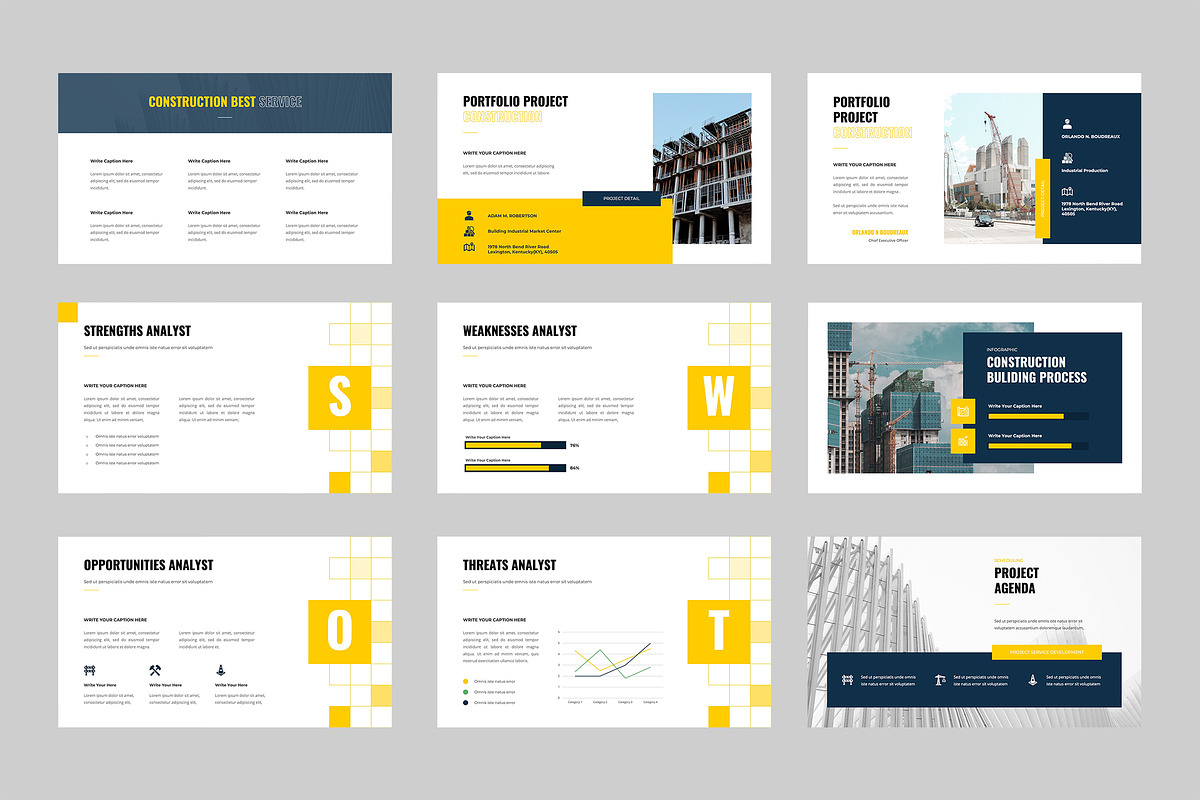 Construction - Powerpoint Template, a Presentation Template by TMint ...