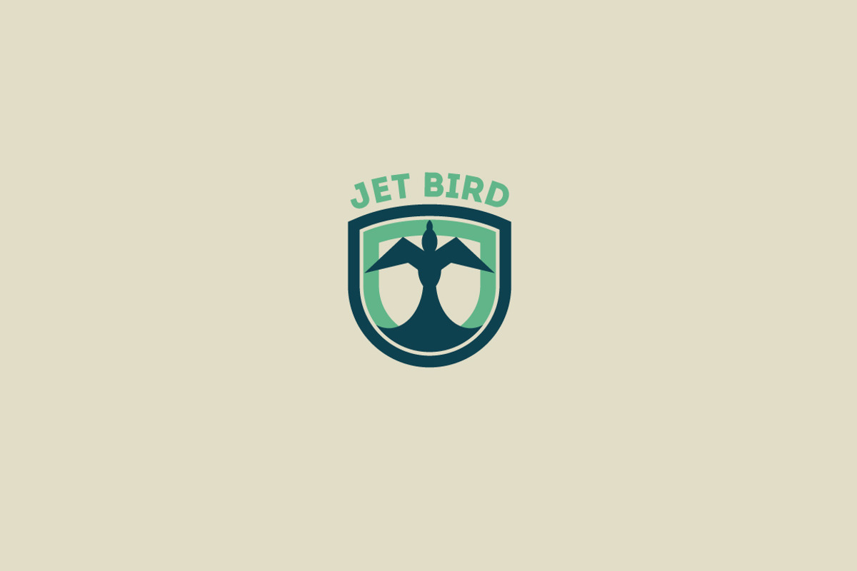 Jet Bird Logo Template, a Branding & Logo Template by Kreasi Malam