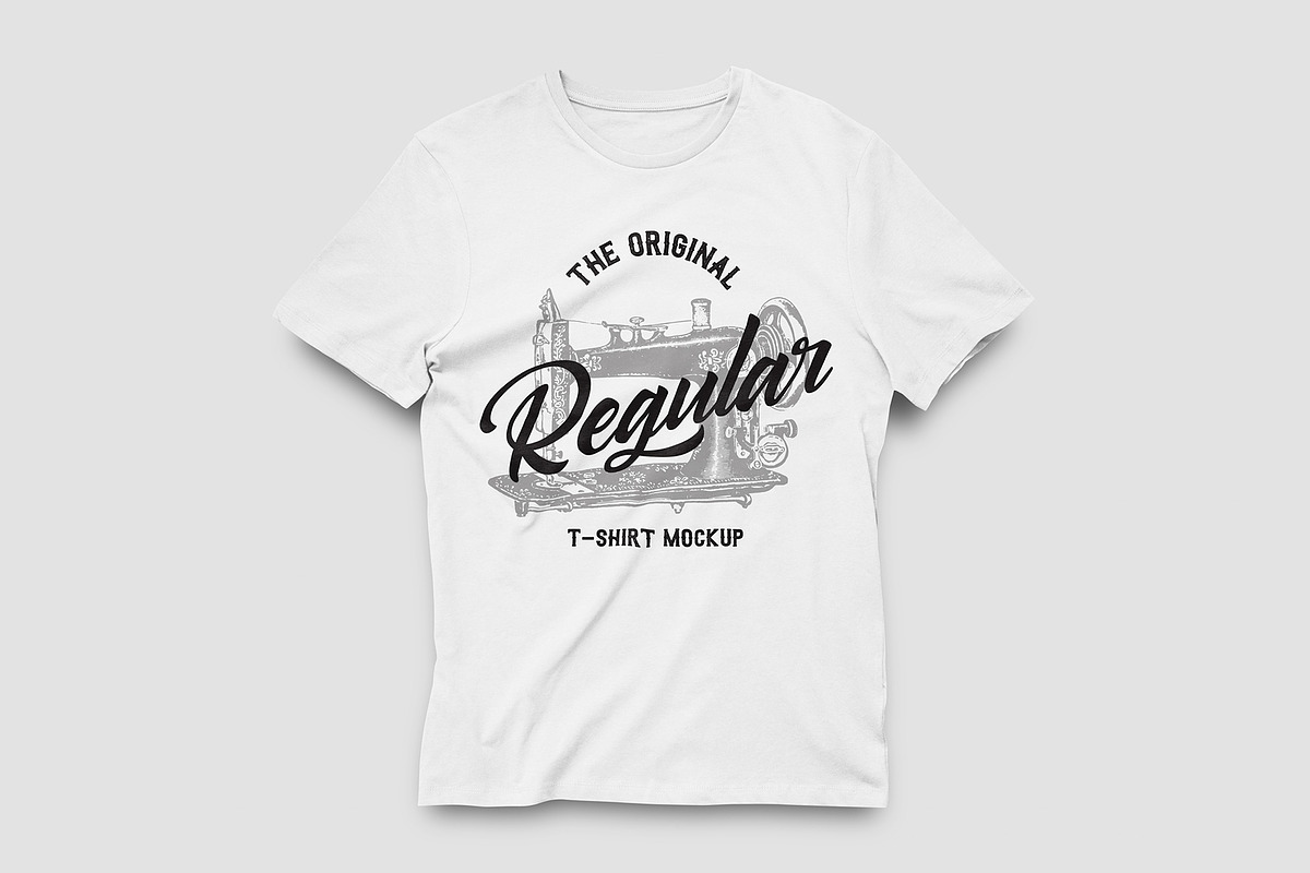Regular T-Shirt Mockup, a Print Template by Medialoot