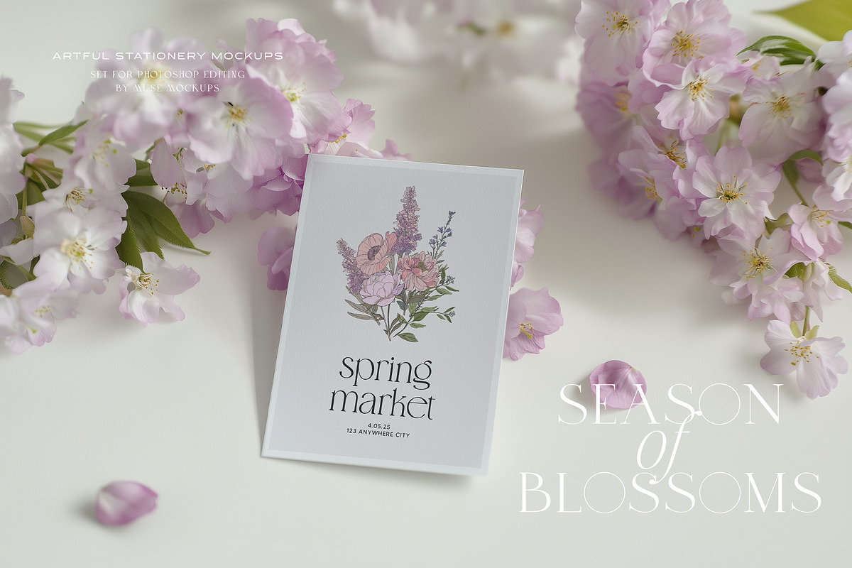 Season Of Blossoms - Spring Mockups
