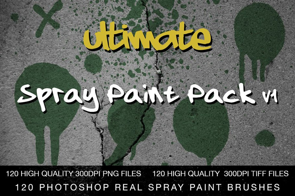 Ultimate Real Spray Paint Pack v1, a Brush Add-On by Kohl + Cole