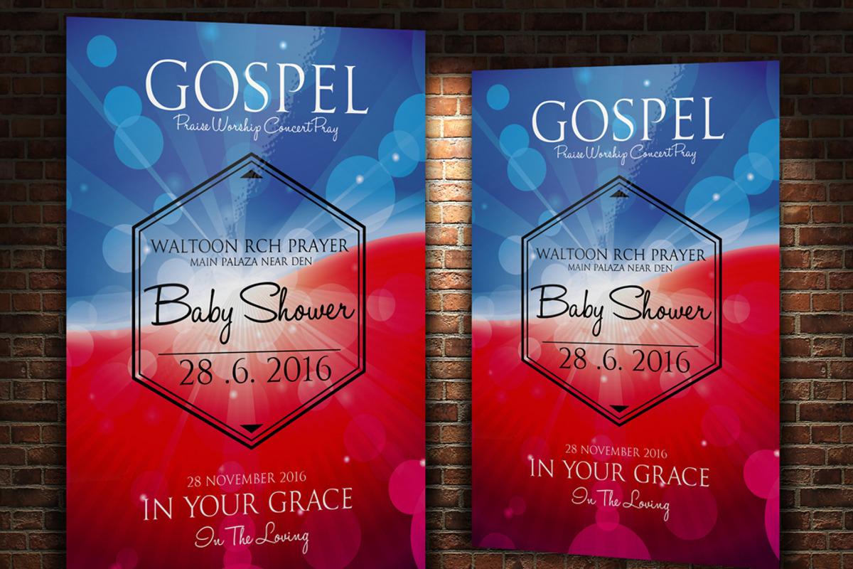 Praises and Prayers Church Flyer, a Flyer Template by Psd Templates