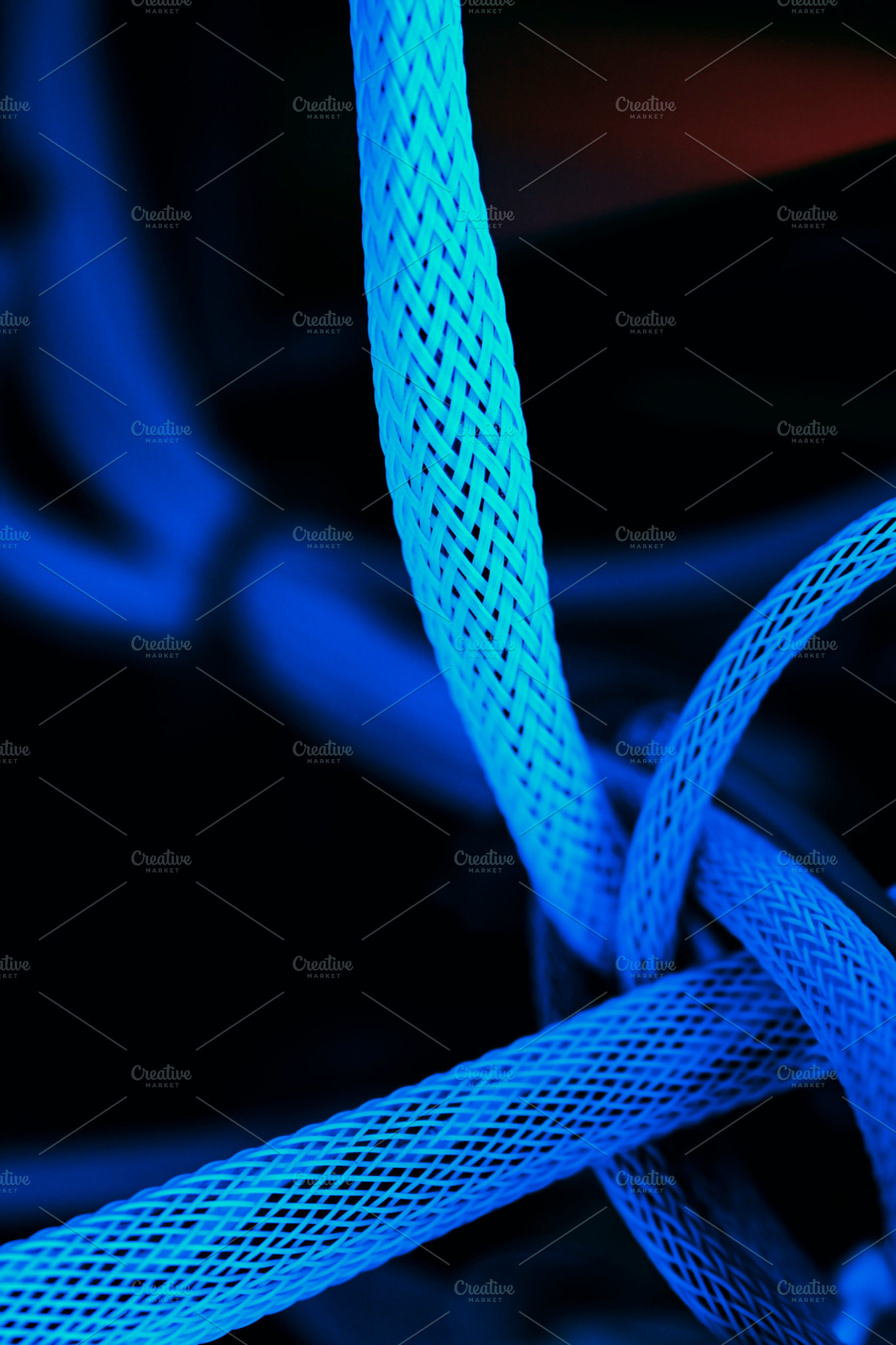 Neon Cables, a Technology Photo by Neo Ink Design | Creative Market