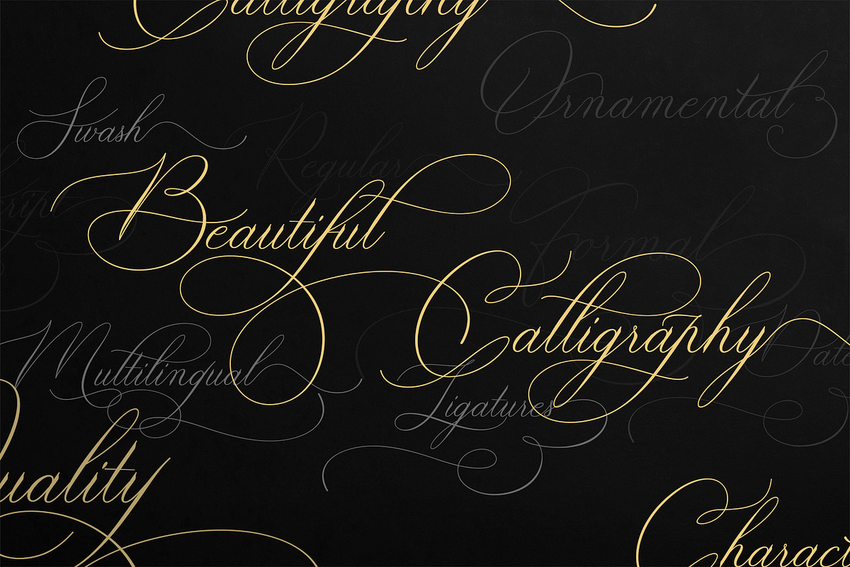 Bulgattie, a Script Font by Alcode