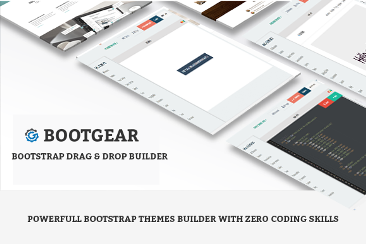 Bootstrap Drag & Drop Themes Builder, a Bootstrap Template by CoderBoys