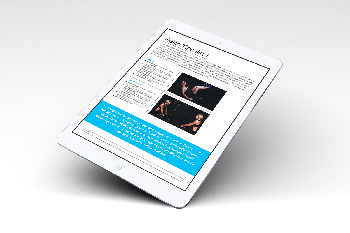 Health Plan E-Book, a Magazine Template by obayes