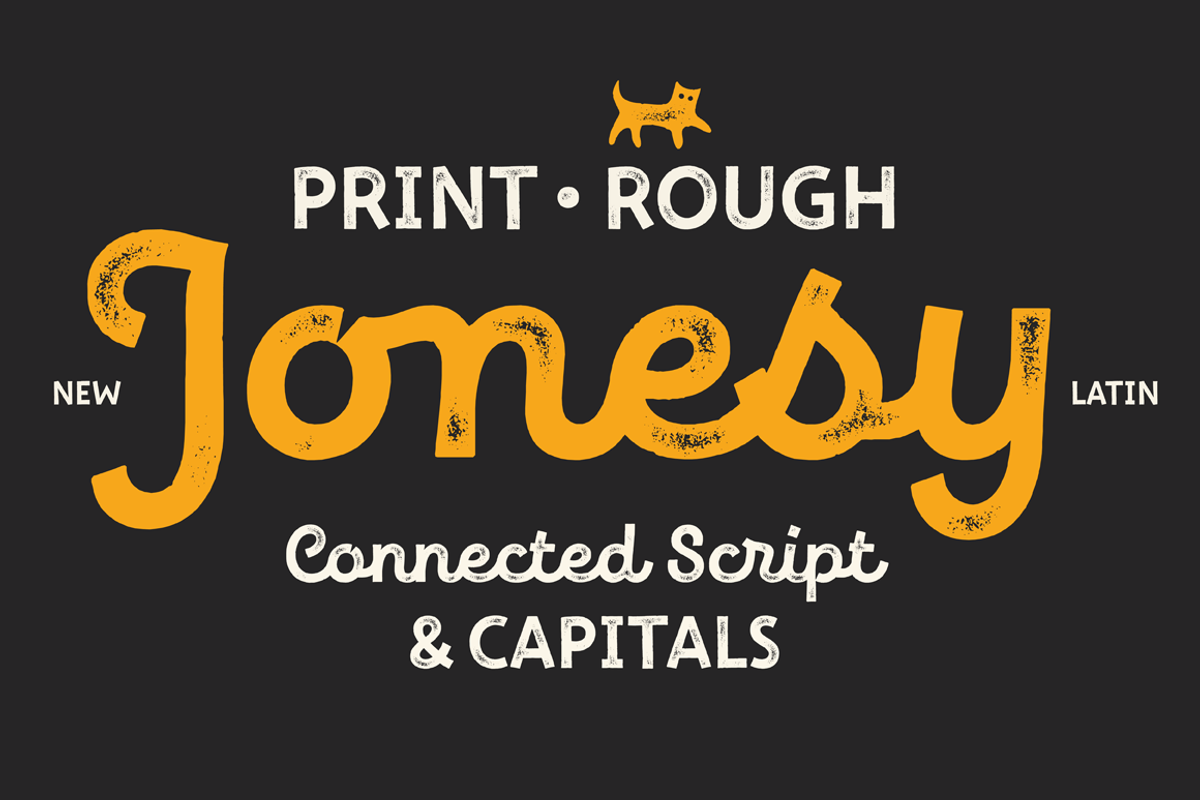 New Jonesy Latin – Font Family, a Script Font by Ksenia Belobrova