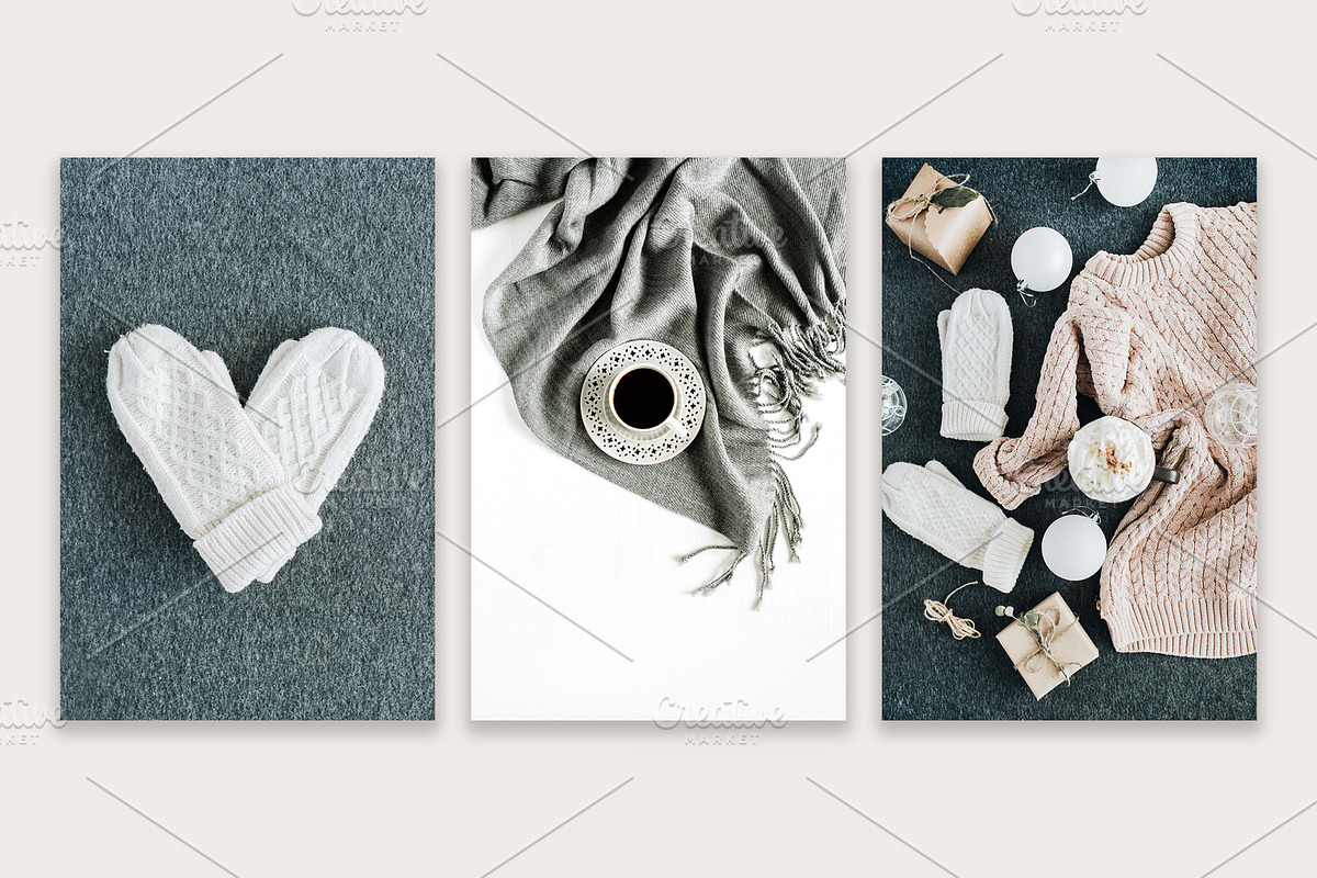 Winter Bundle 1, a Holiday Photo by Floral Deco | Creative Market