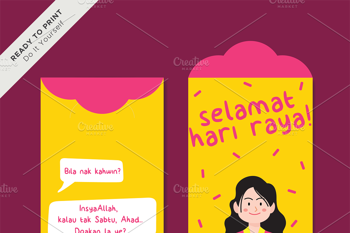 Printable Raya Money Packet/Angpow