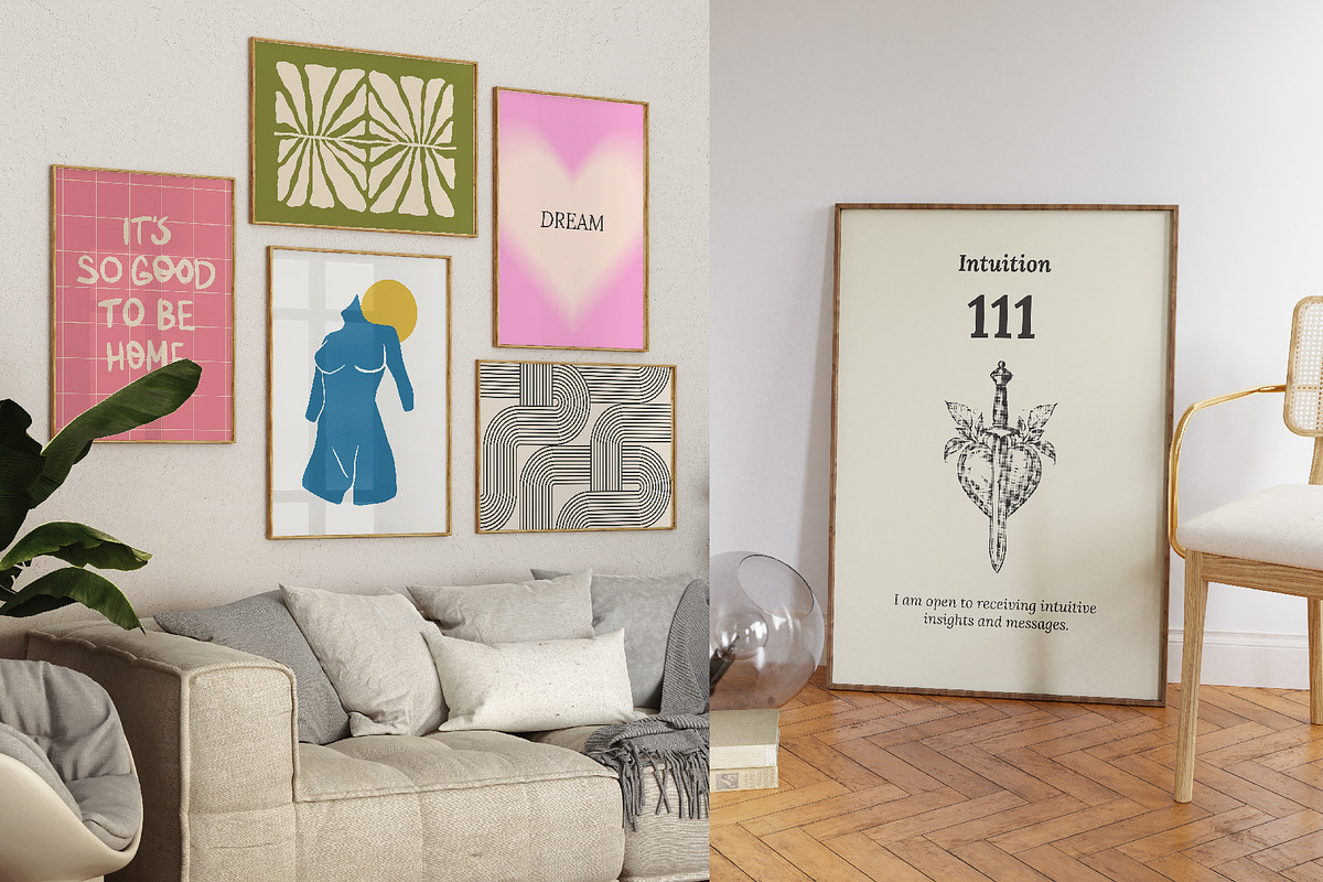 Trendy Aesthetic Prints, an Object Graphic by AnnArt