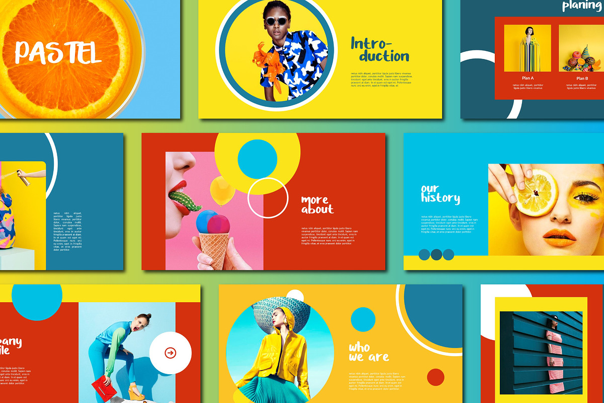 Pastel - Google Slide Template, a Presentation Template by Collaborg Studio