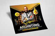Anointing Service Church Poster, a Flyer Template by Psd Templates