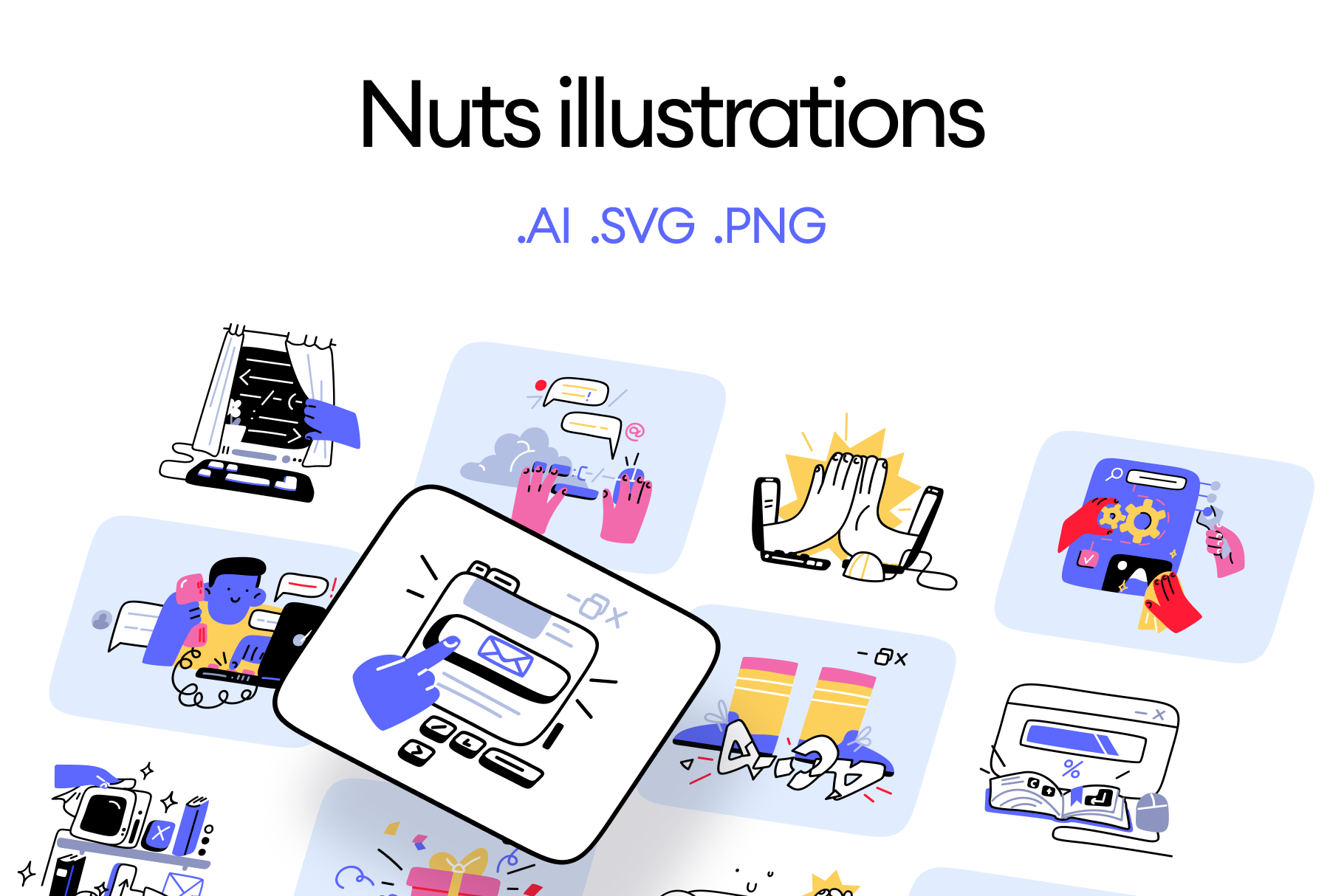 Nuts Illustrations