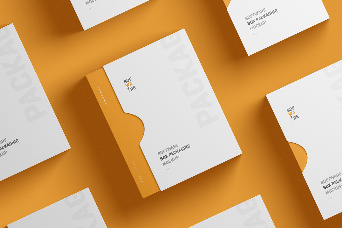 Software Box Mockup Set, a Packaging Mockup by Toasin Studio