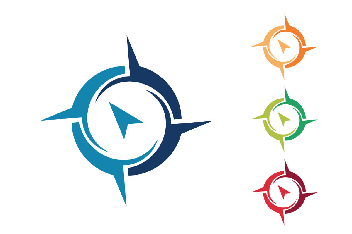 Simple Abstract Compass Map, a Branding & Logo Template by jongcreative