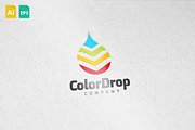 ColorDrop Logo, a Branding & Logo Template by Schneider Design Store