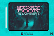 Storybook Ch. 1 Procreate Brushes, a Brush Add-On by Tim Hankins Design