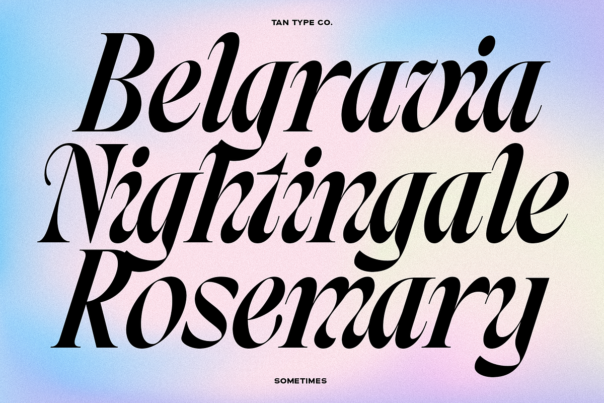 Tan Sometimes Font - Professional Typeface