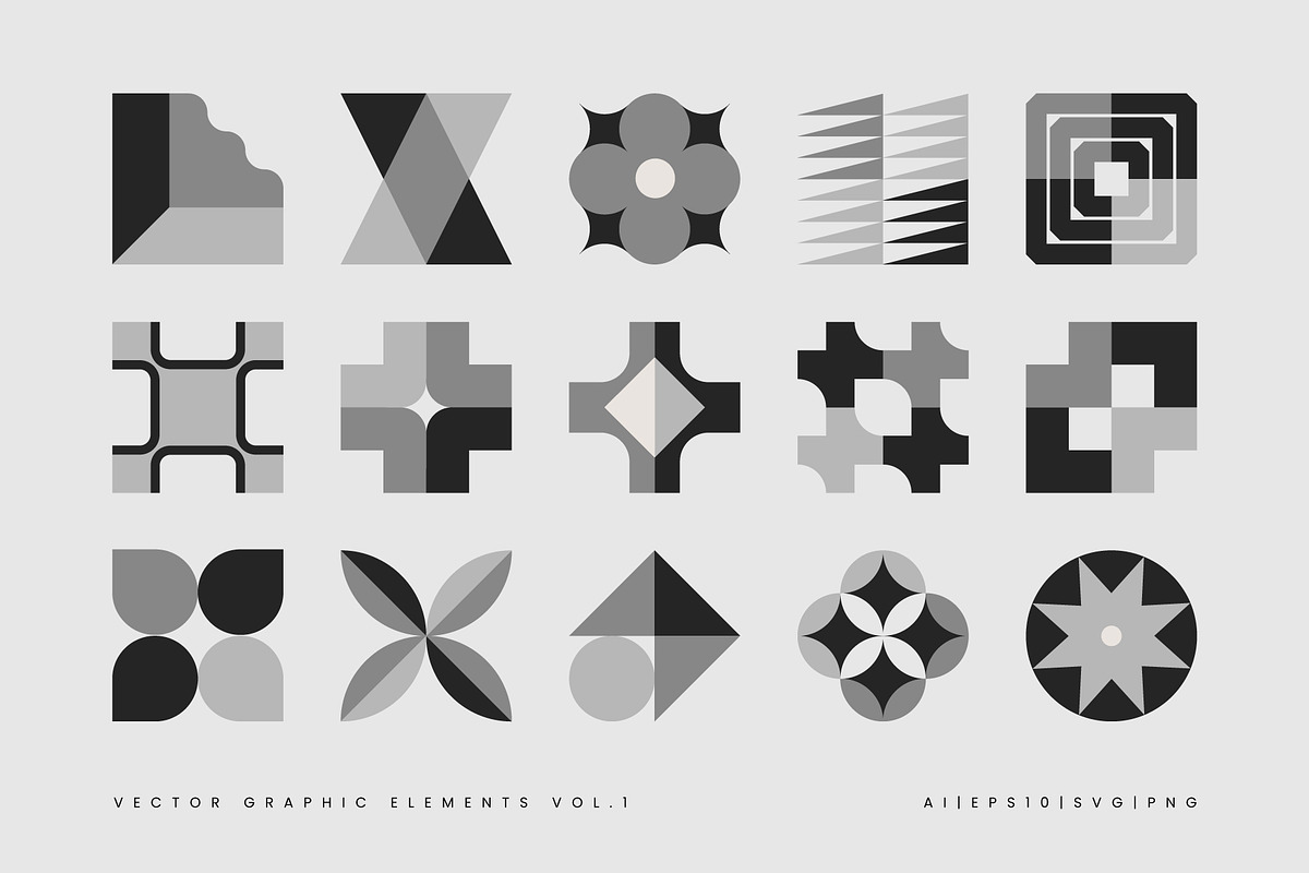 Vector Graphic Elements - Vol.1, an Object Graphic by Léo Alexandre