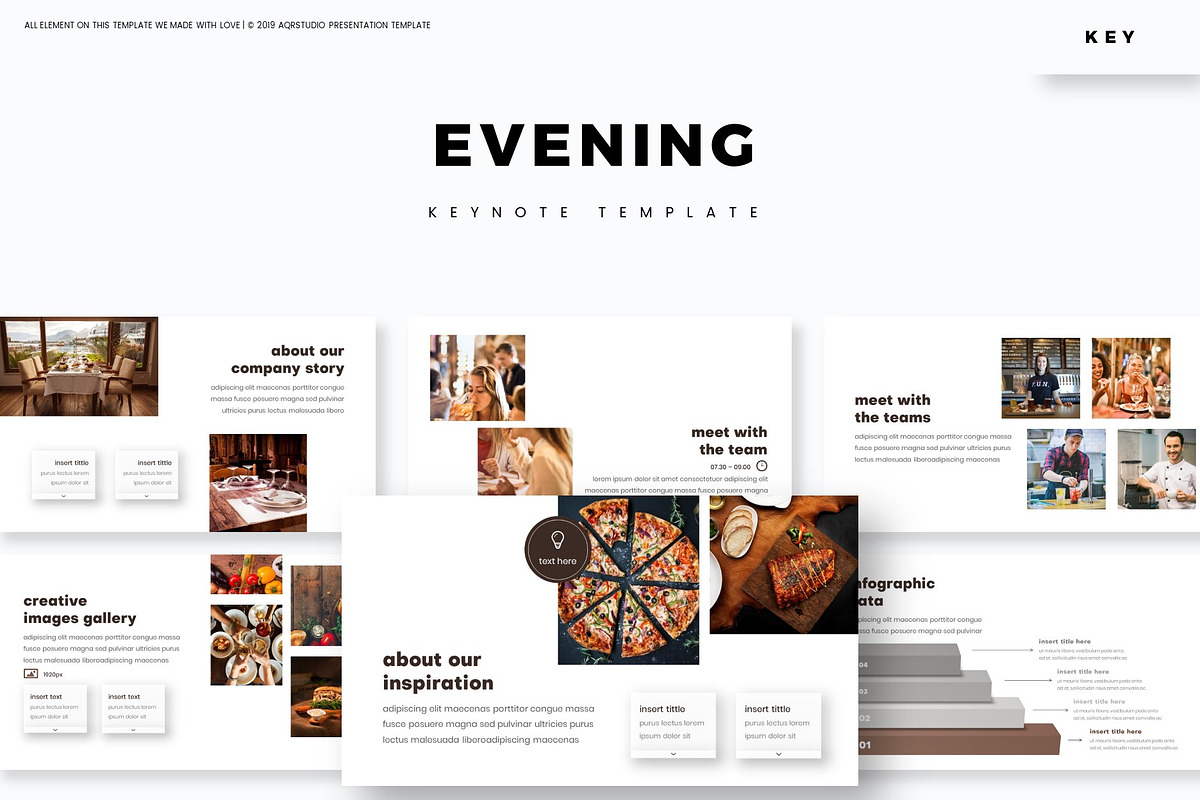 Evening Party - Keynote Template, a Presentation Template by AQR Studio ...