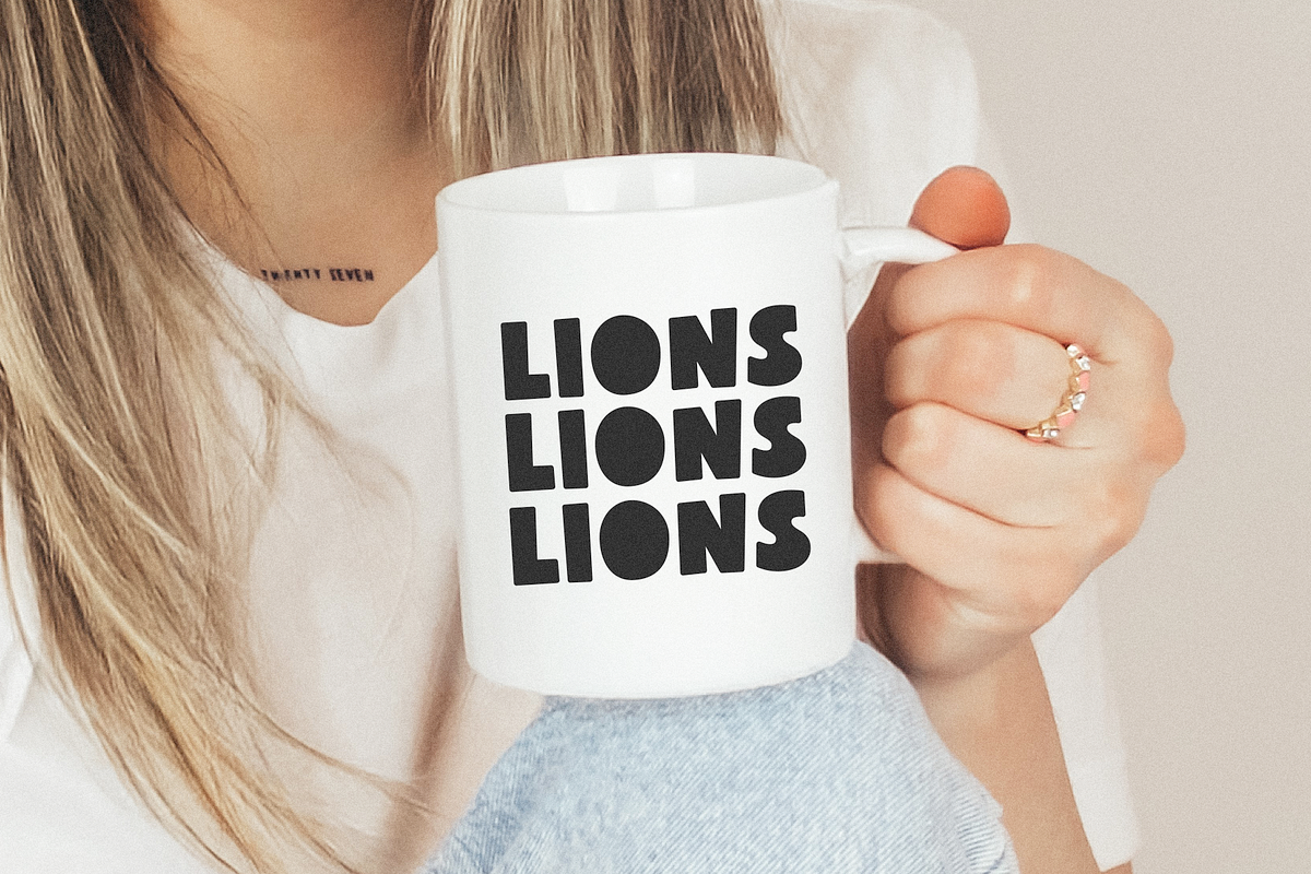 Touchdown | Cute Inline Font, a Sans Serif Font by KA Designs