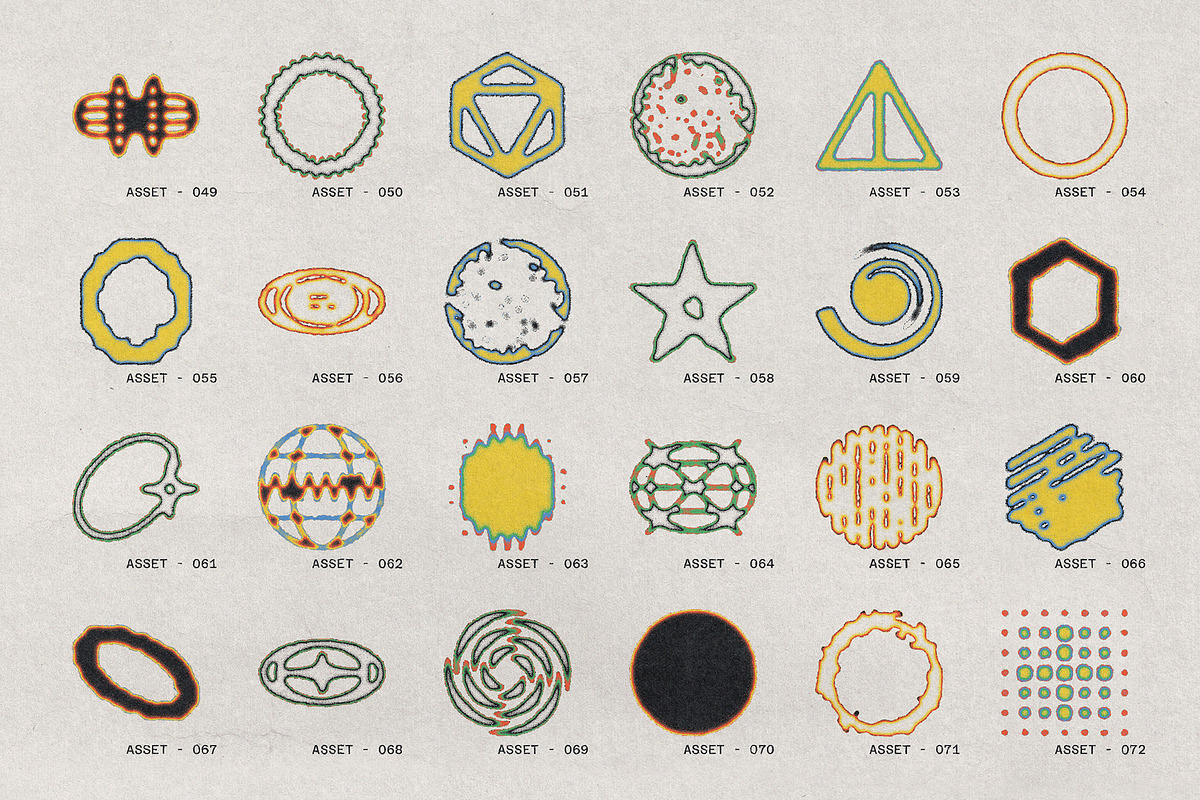 Stochastic Archive Collection, a Graphic by Vanzyst