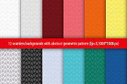 Set of 12 seamless backgrounds., a Pattern Graphic by Shop seamless ...