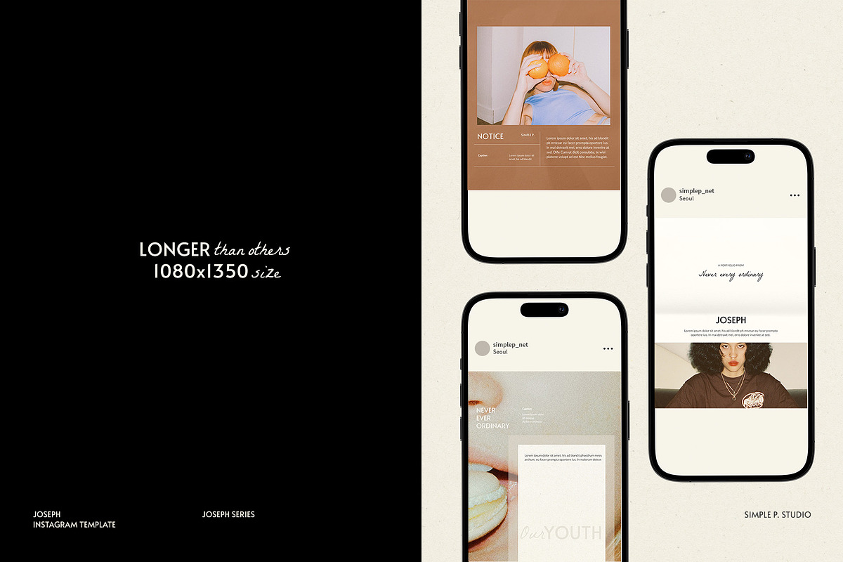 Joseph Instagram Canva, a Social Media Template by Simple P.