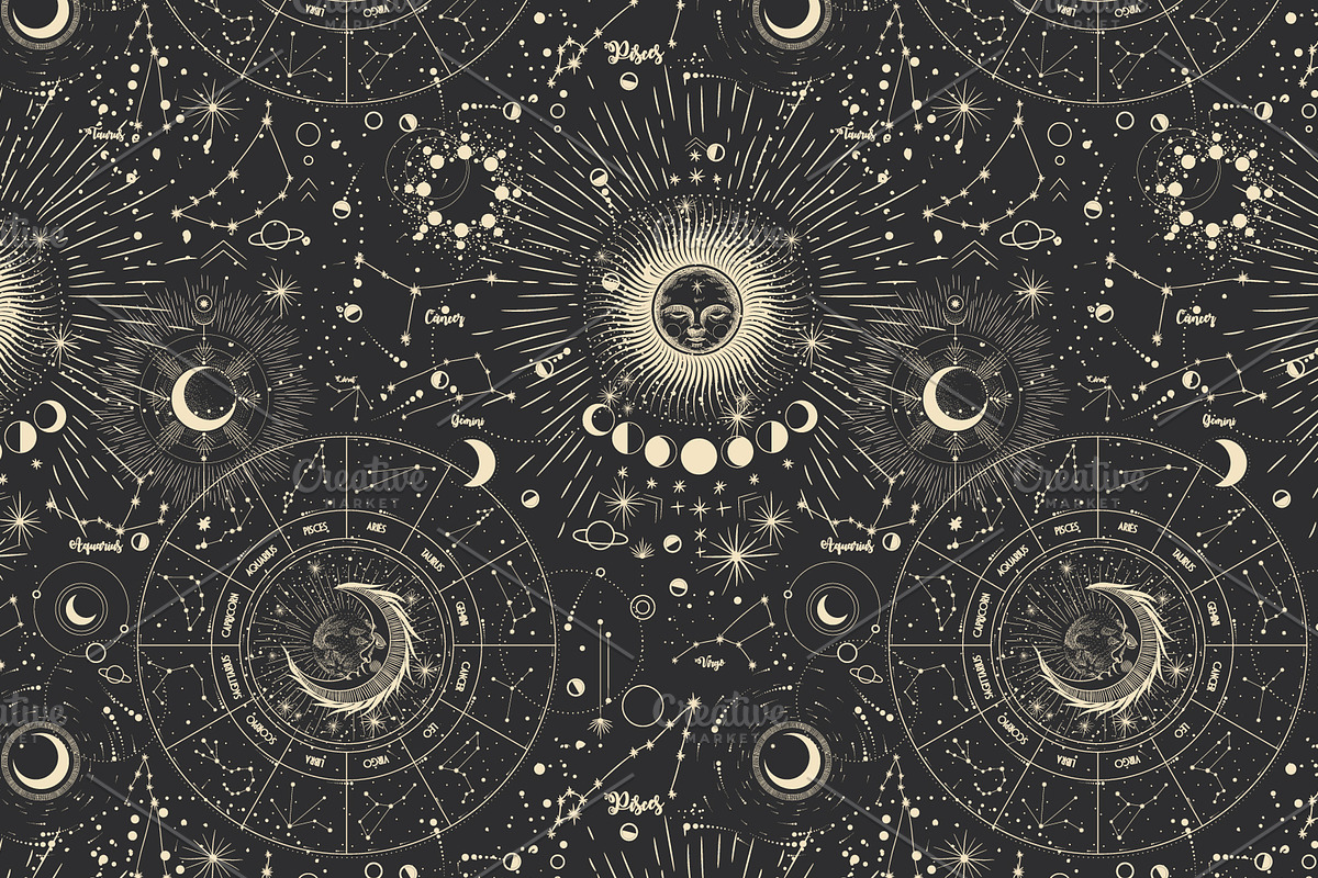 Cosmic Magic Textures, an Illustration by Chikovnaya