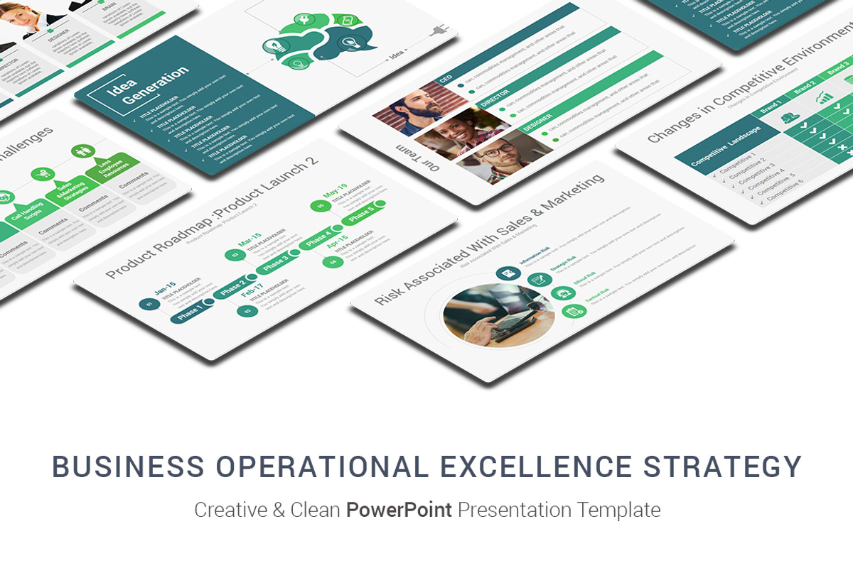 Operational Excellence Strategy pptx, a Presentation Template by OceanArt