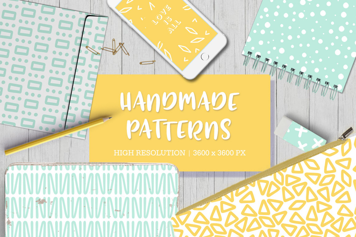 Handmade Patterns, a Pattern Graphic by LuOtero