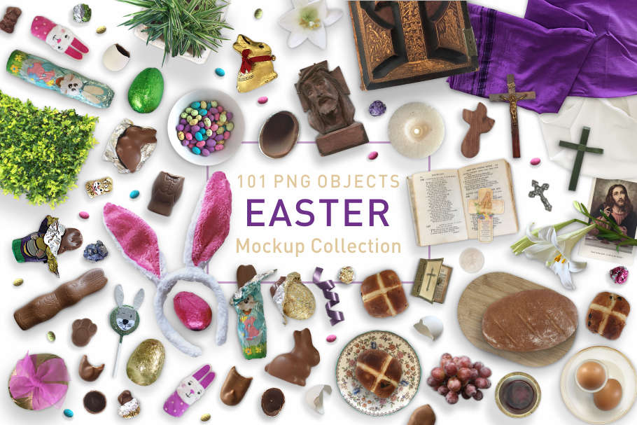 Bumper Easter Mockup Collection, a Holiday Photo by Mockup Scene ...
