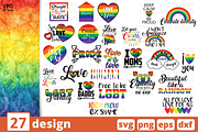LGBT SVG Bundle, an Illustration by svgocean