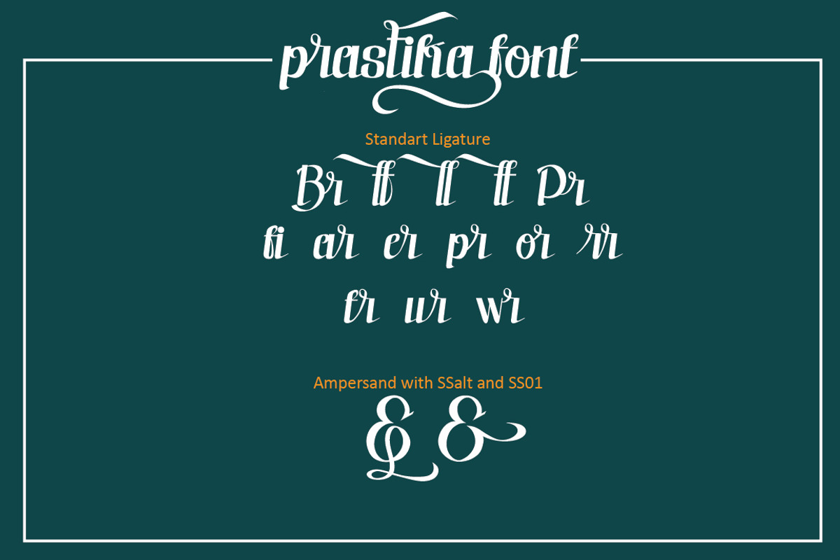 prastika script, a Script Font by wasana | Creative Market