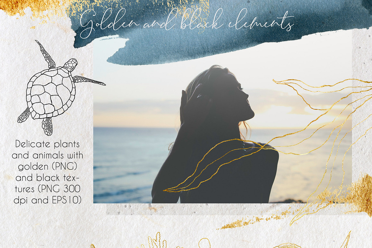 Ocean animals sea animals bundle 400+ | Creative Market