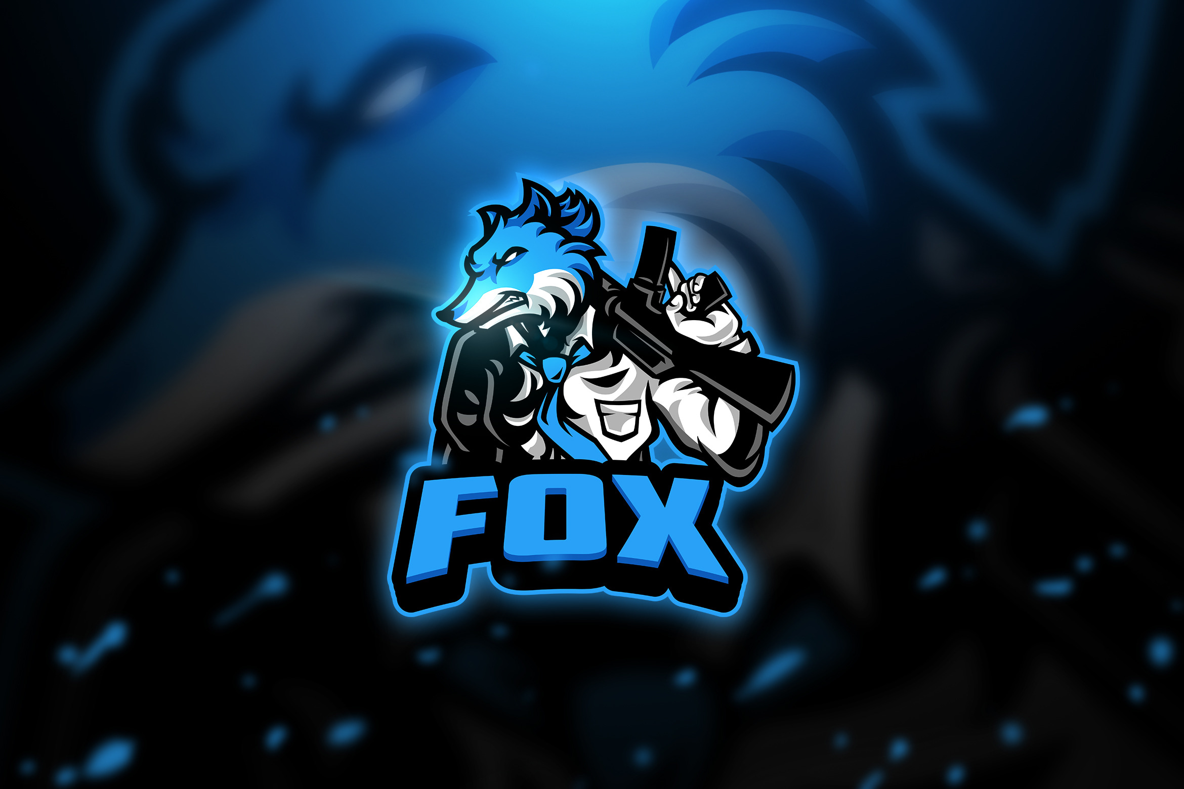 Fox 2 - Mascot & Esport Logo, a Branding & Logo Template by AQR Studio