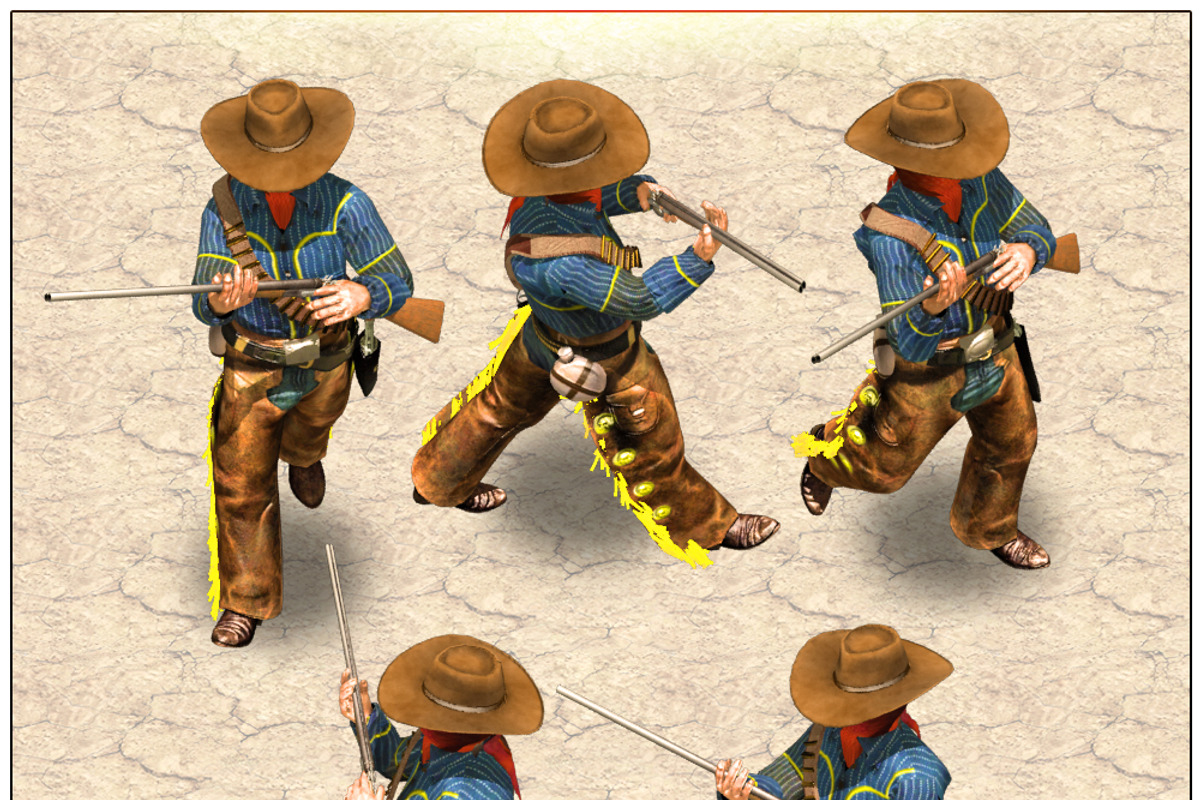 2D Cowboy with rifle, an Object Graphic by Beatheart Creative Studio