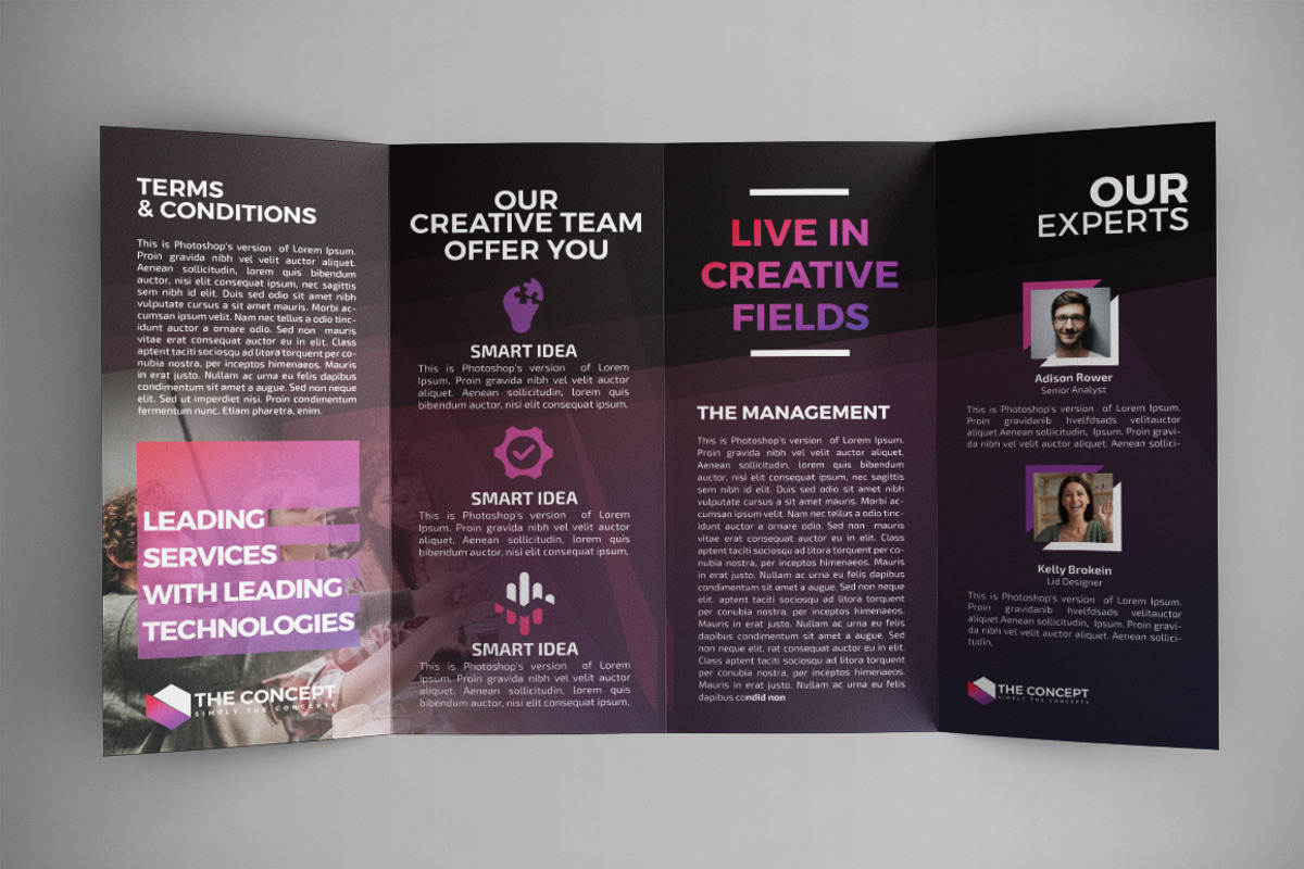 Double Gate fold Brochure, a Brochure Template by artisanHR