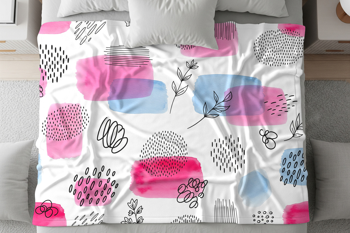 Warm blanket mockup, an Advertising Mockup by Rami's Mockups