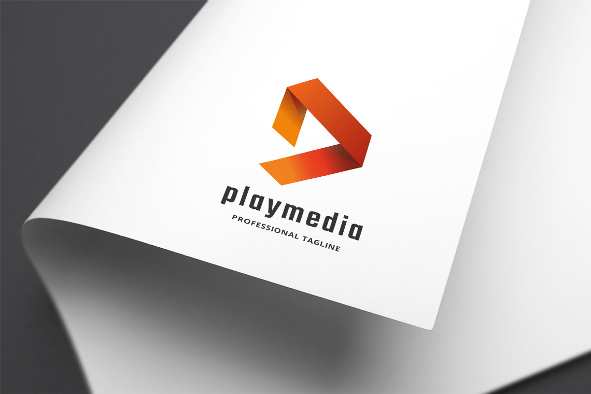 Play Media Letter P Logo, a Branding & Logo Template by Design_Planet