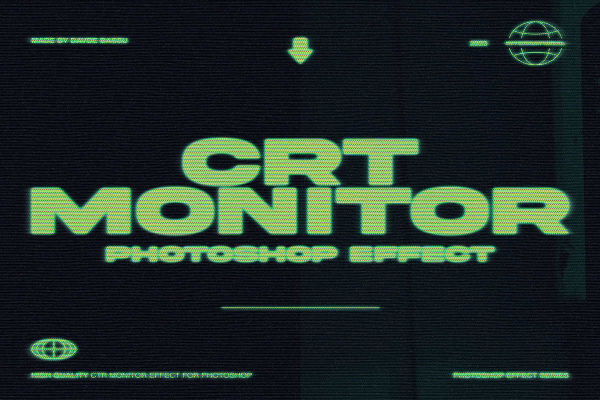 CRT Monitor Effect, a Texture Graphic by Davide Bassu