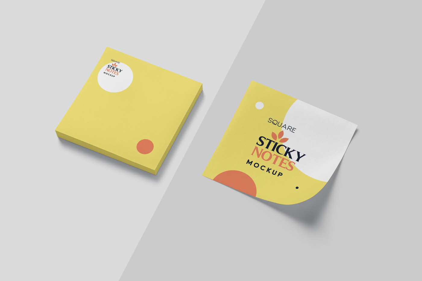 Sticky Note Pad Mockups, a Product Mockup by GfxFoundry
