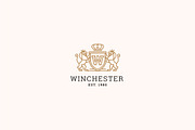 Letter W Logo - Heraldry Crest Logo, a Branding & Logo Template by ...