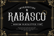 RABASCO, a Blackletter Font by dansdesign
