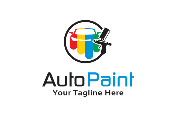 Auto Paint Logo Template, a Branding & Logo Template by gunaonedesign