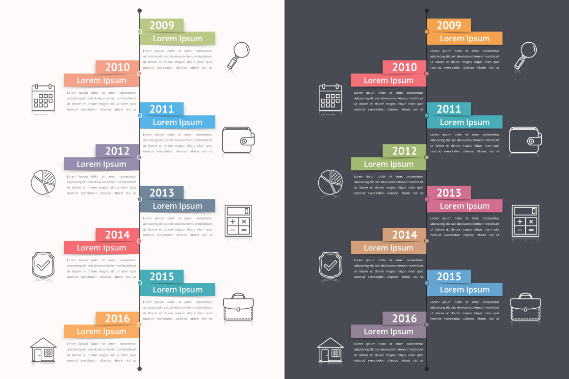 Timeline | Graphics ~ Creative Market