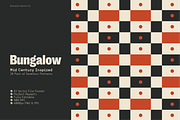Bungalow - Seamless Pattern Set