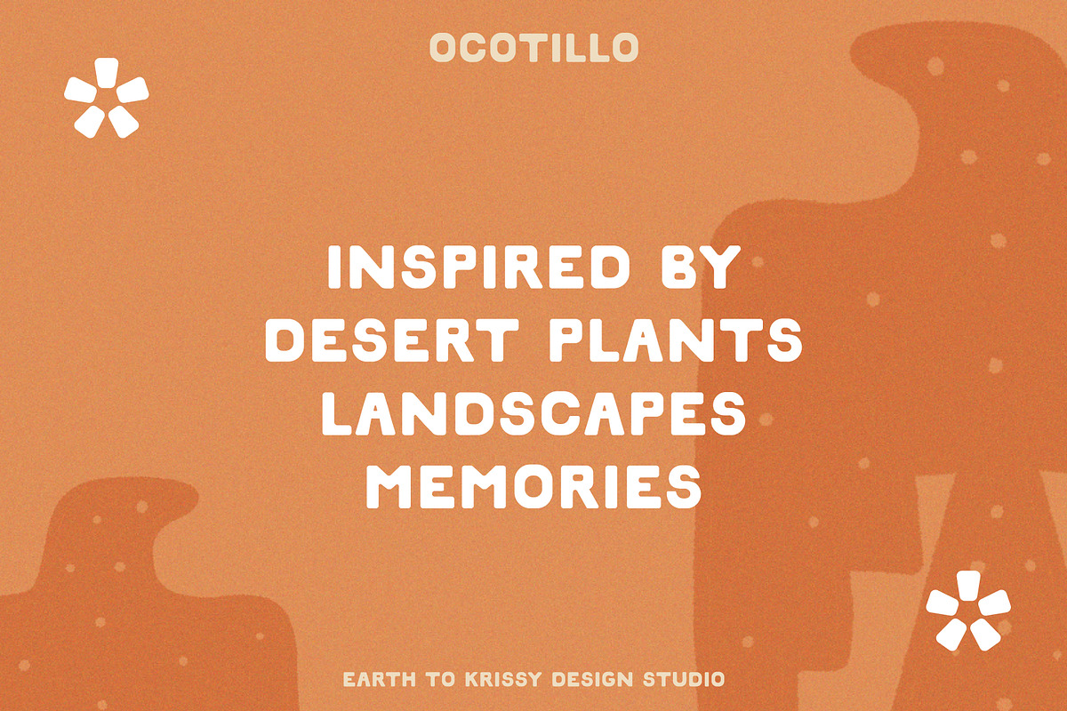 OCOTILLO by Earth To Krissy Design, a Sans Serif Font by ...