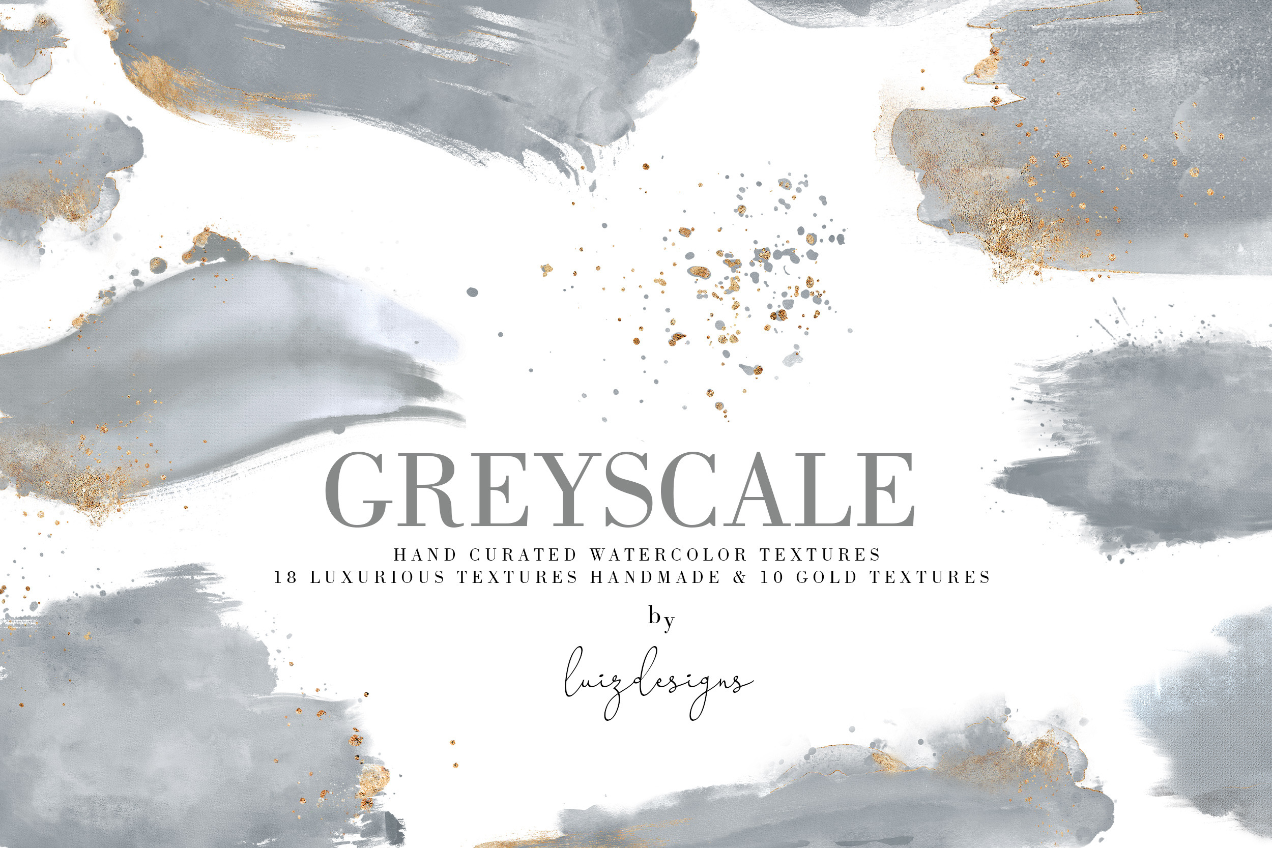 Greyscale textures, a Texture Graphic by Luiz da Rolt