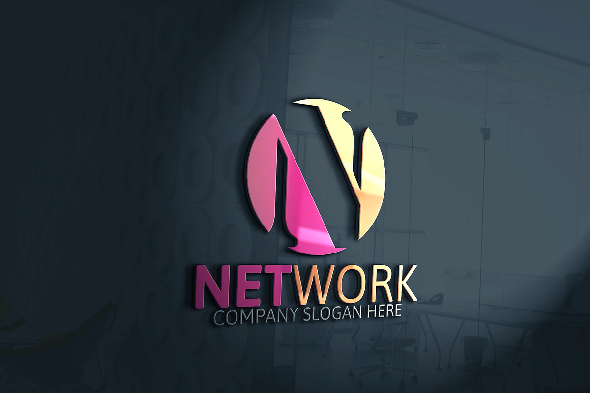Network N Letter Logo, a Branding & Logo Template by Josuf Media